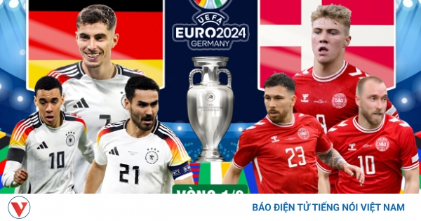 Xem trực tiếp Đức vs Đan Mạch vòng 1/8 EURO 2024 ở đâu?